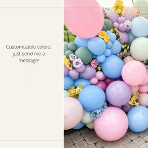 Wildflower Balloon Arch, Spring Balloon Garland, Garden Party Balloons ...