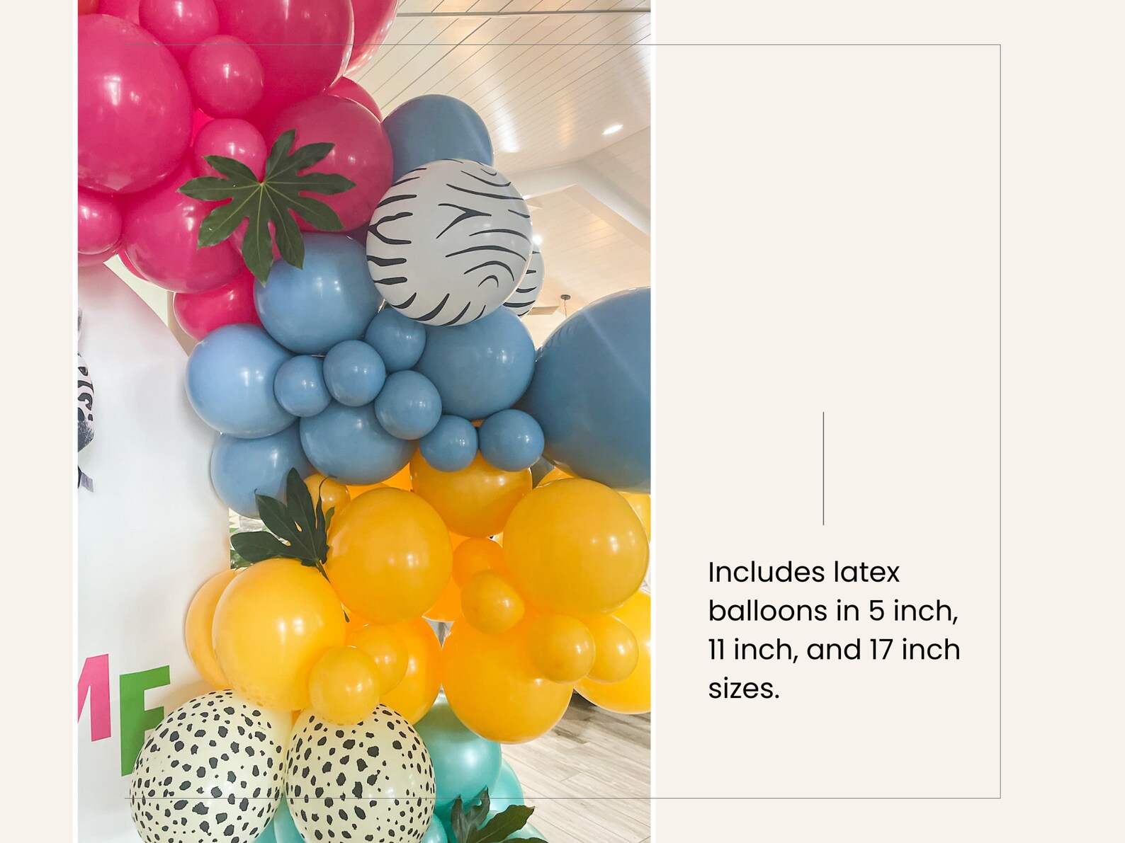 Party Animals Birthday Decor Balloon Garland Decorations - Etsy