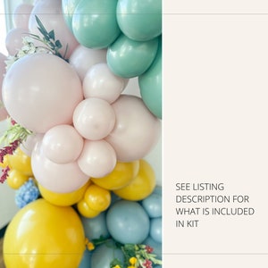 Wildflower Birthday Balloon Arch, in Full Bloom Party Decor, Boho ...