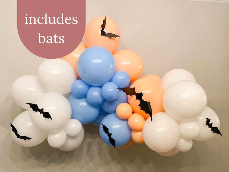 Kids Halloween Balloon Arch, Pastel Halloween, Blue Halloween ...