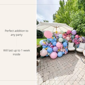 Wildflower Balloon Arch, Spring Balloon Garland, Garden Party Balloons ...