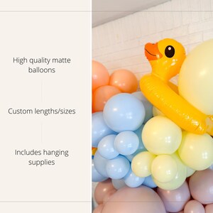 Balloon Arch Kit, Splish Splash Baby Bash Baby Shower Decorations ...