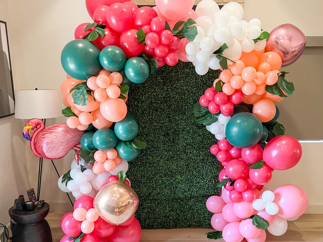 Tropical Party Decor, Luau Balloon Arch, Bachelorette Decor, Hawaiian ...
