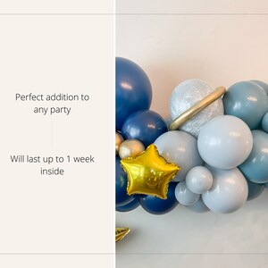 Over the Moon Baby Shower Decorations, Space Theme Balloon Garland ...