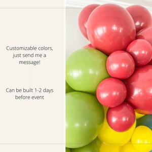 Mario Bros Balloon Garland, Super Mario Party Decorations, Muted Mario ...