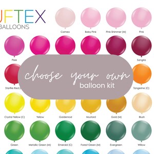 Custom Balloon Garland, Party Decorations, Choose Your Own Balloon ...