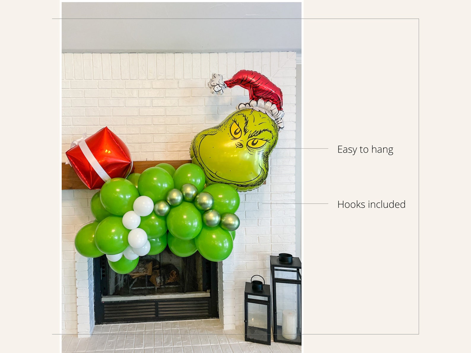 Grinch Balloon Arch Grinch Birthday Decorations Grinch Foil - Etsy