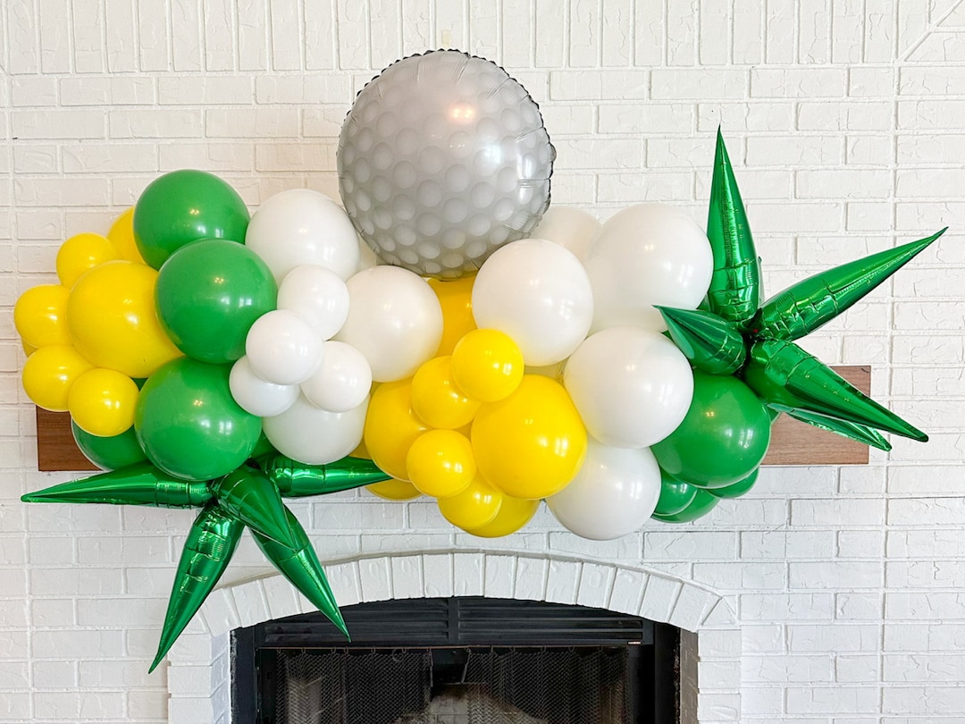 Masters Balloon Arch, Golf Themed First Birthday Party Decorations ...