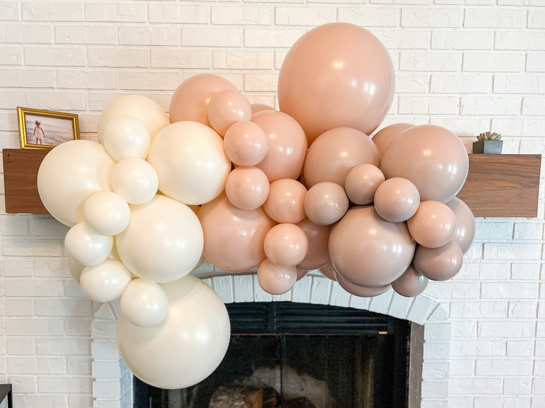 Boho Balloon Arch Matte Beige Balloon Garland Baby Shower - Etsy