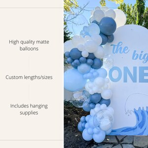 Wave Balloon Arch, Under the Sea Balloon Garland, Ocean Balloons ...