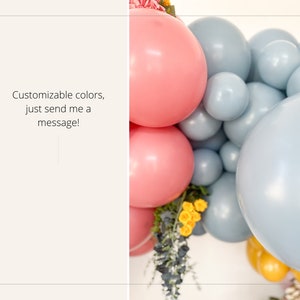 Wildflower Birthday Balloon Arch, in Full Bloom Party Decor, Boho ...