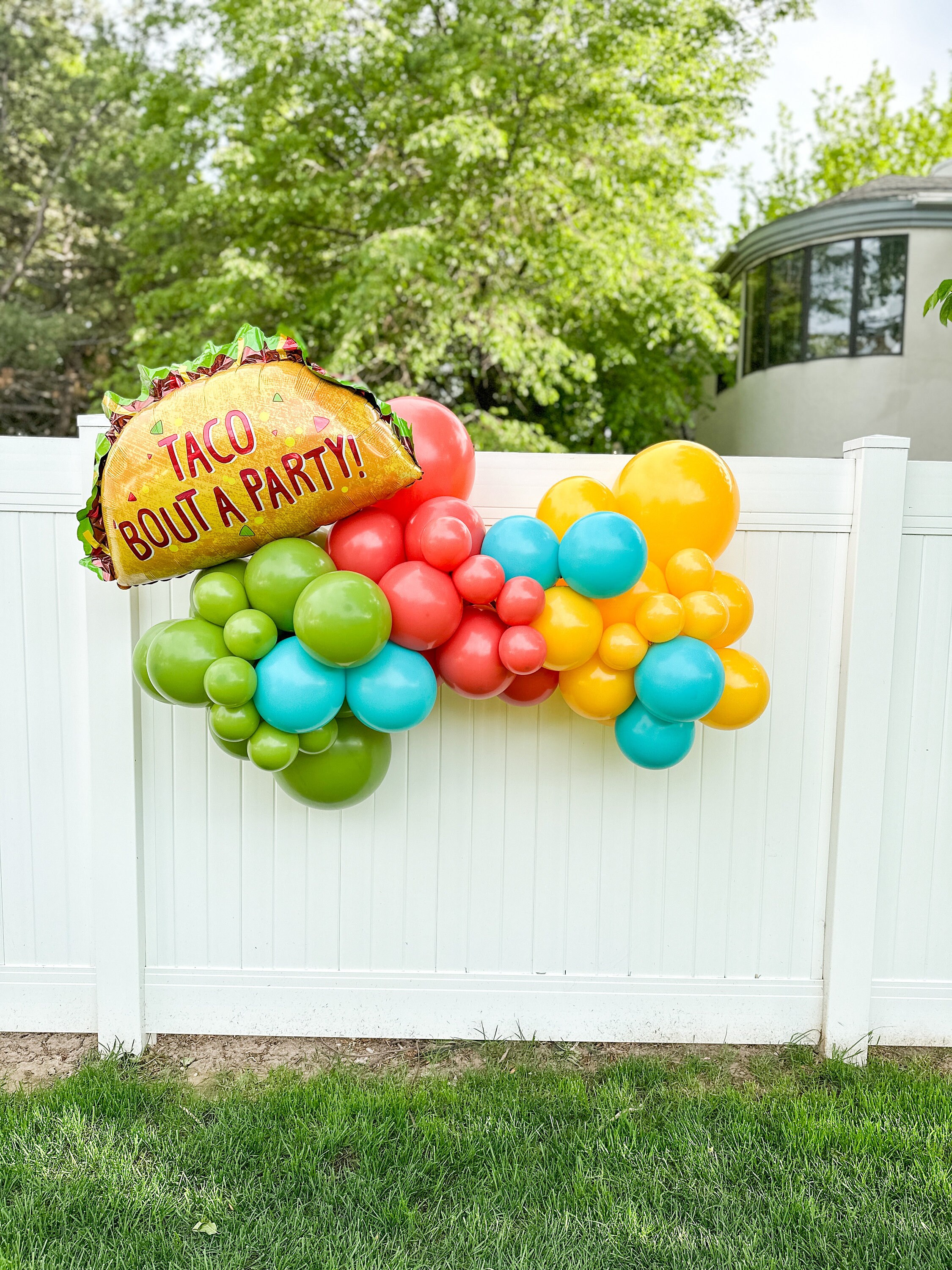 Dragons Love Tacos Birthday Party Decorations, Fiesta Balloons, Taco ...