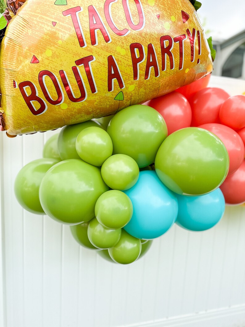 Dragons Love Tacos Birthday Party Decorations, Fiesta Balloons, Taco ...