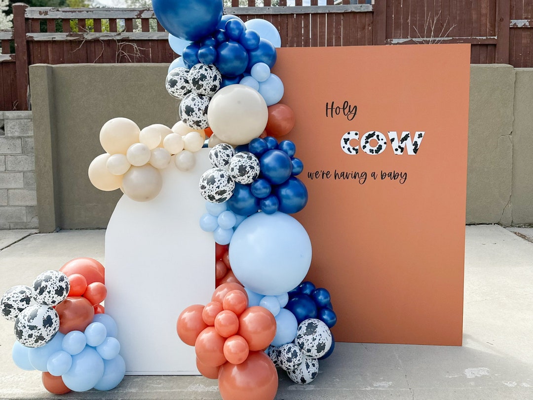 Cowboy Baby Shower Balloon Arch, Western Birthday Party Balloon Garland ...