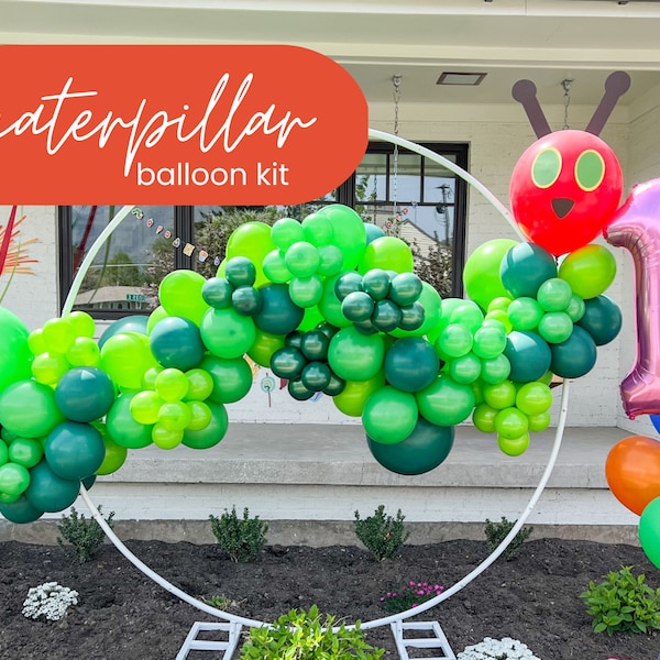 Very Hungry Caterpillar First Birthday Balloon Arch - Etsy