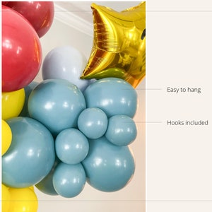 Mario Bros Balloon Garland, Super Mario Party Decorations, Muted Mario ...