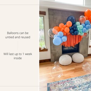 Octonauts Party Supplies, Coral Orange and Blue Balloon Arch, Surf's up ...