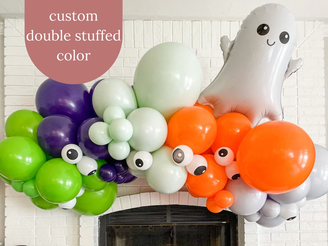 Halloween Balloon Garland, Ghost Balloon, Pastel Halloween, Halloween ...