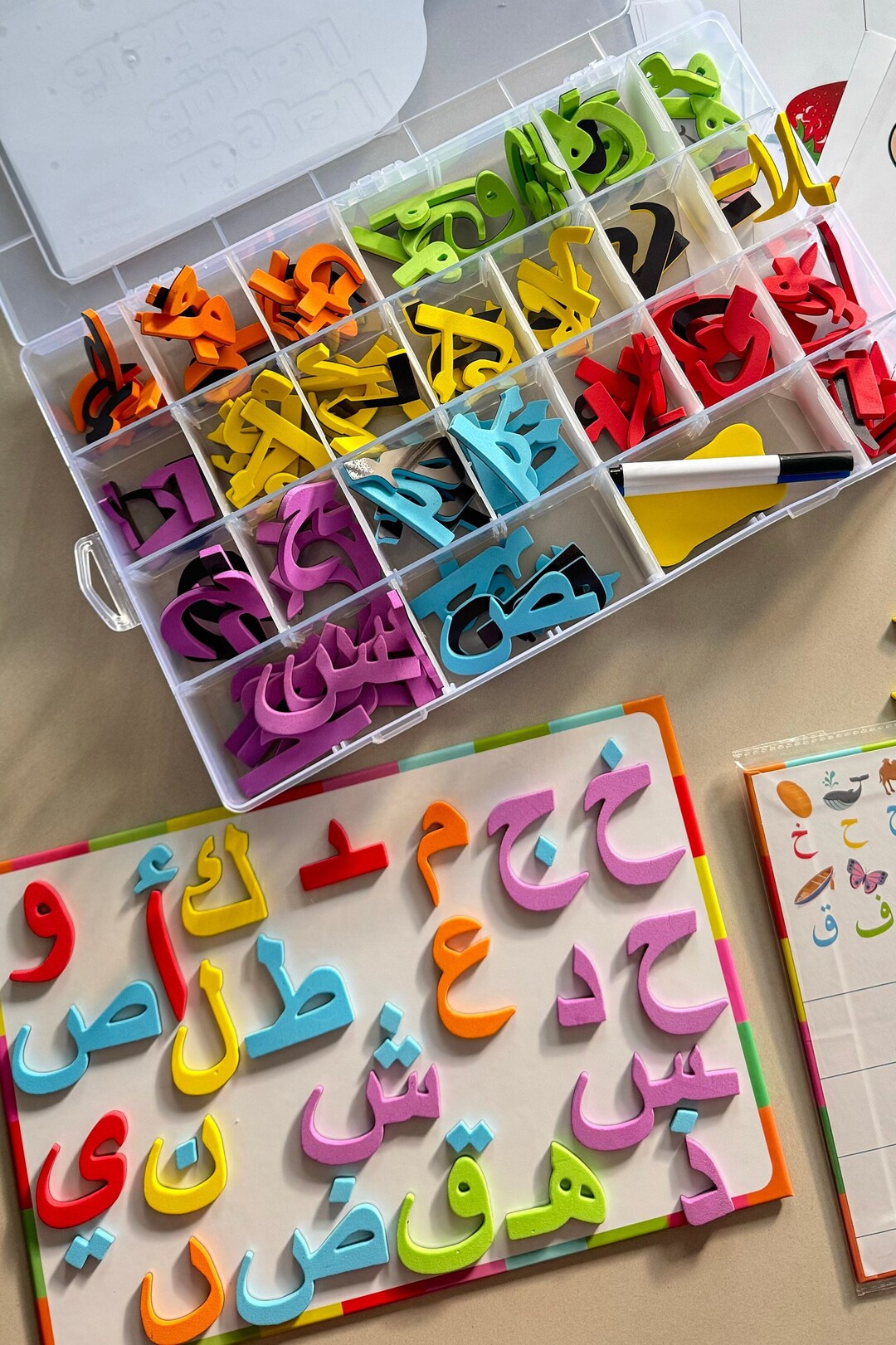 Arabic Learning Pack Arabic Alphabet Magnetic Letters - Etsy Australia