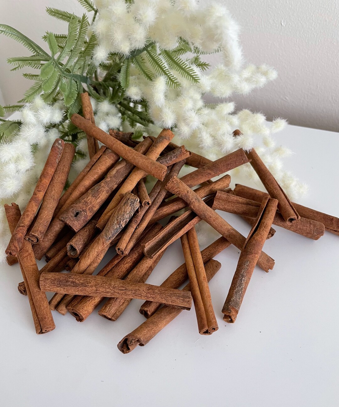 Dried Cinnamon Sticks, 8cm Length for Christmas Crafting, Decorations ...