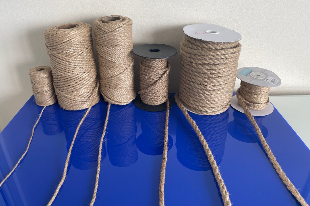 Hessian / Jute Twine Strings and Plait Trim in Assorted Widths, Rustic ...