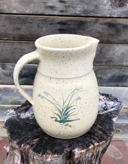 Handmade Ceramic Pitcher, 64oz., Hand Thrown Pottery, Stoneware Pitcher ...