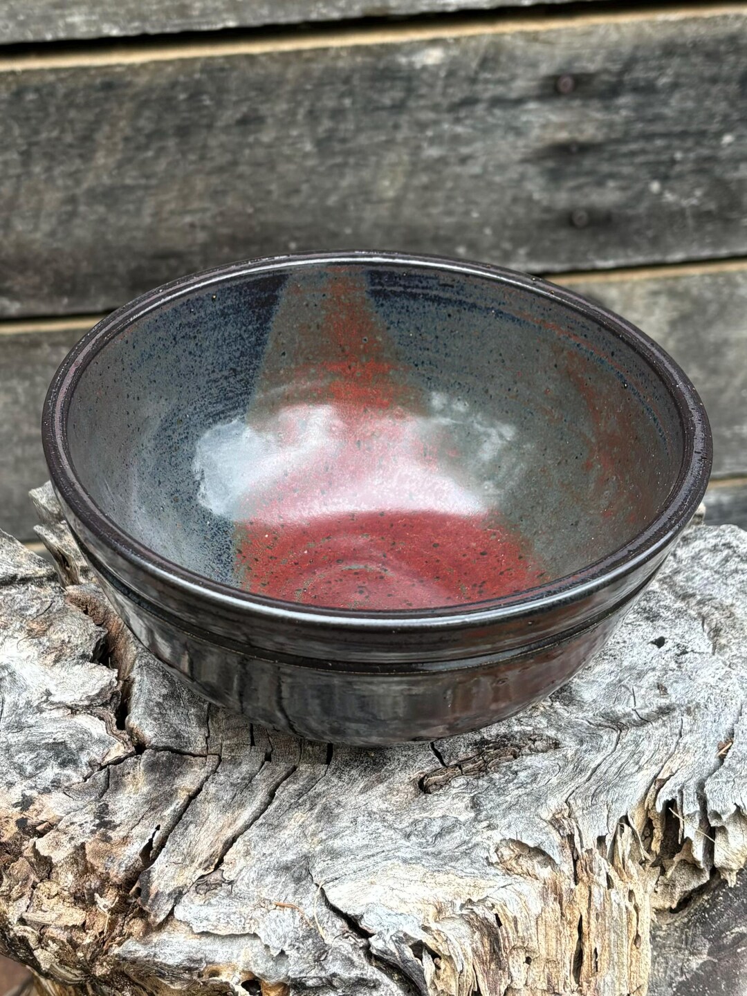 Handmade Ceramic Serving Bowl, Stoneware Mixing Bowl, Hand Thrown ...