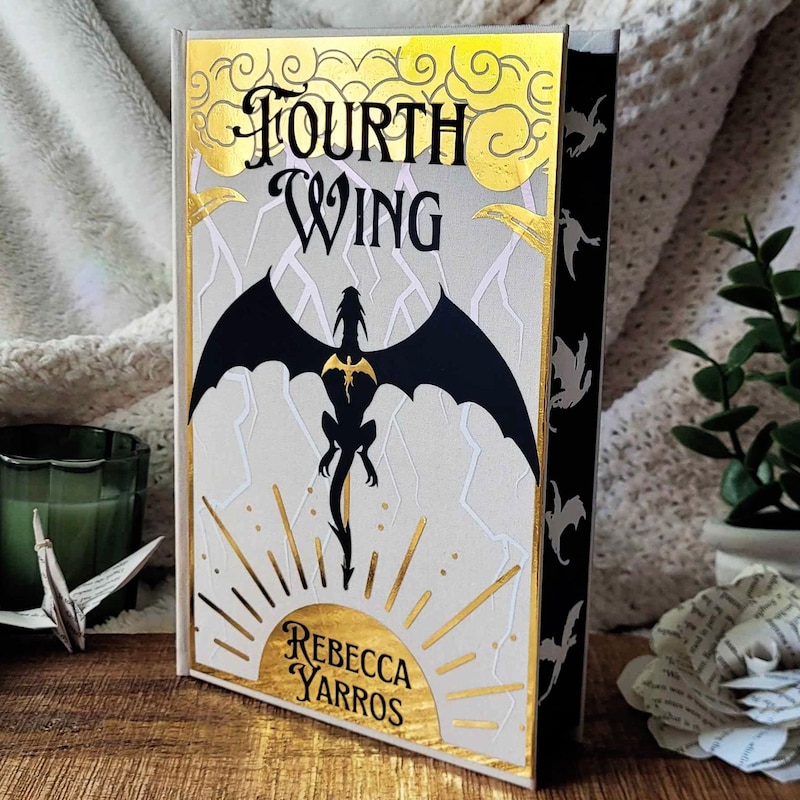 Fourth Wing Book Cover - Etsy