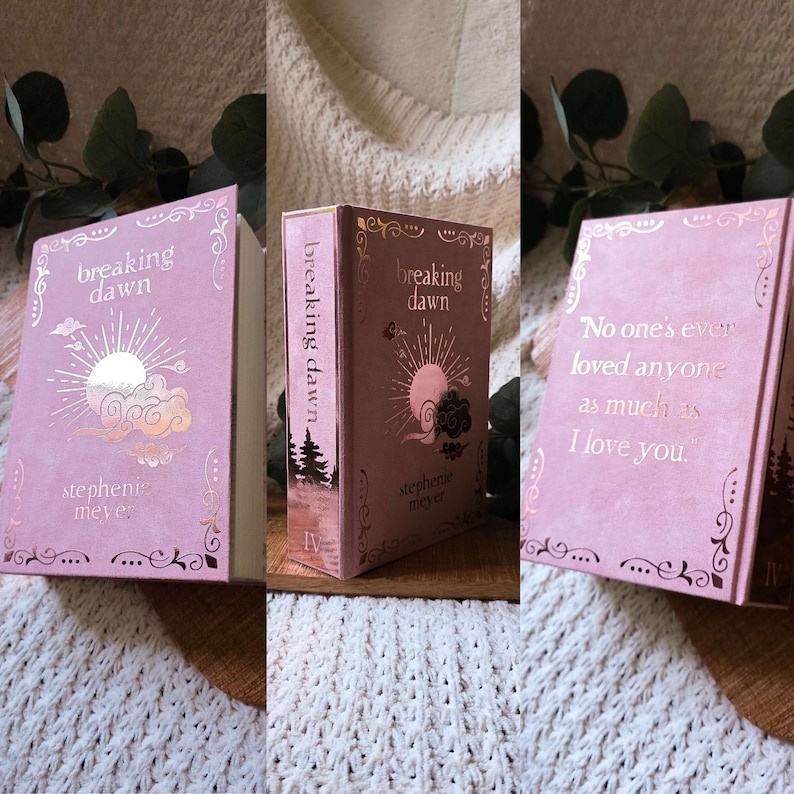 Pink Twilight Hardcover Book Set: Custom Edition - Etsy