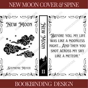 The Twilight Saga + Midnight Sun Bookbinding Cover Designs PNG Files ...