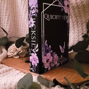 Quicksilver by Callie Hart Floral Rebind | Custom Books | Rebound Books ...