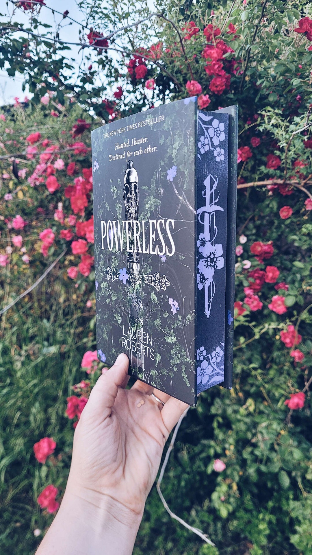 Custom Sprayed Edges Powerless by Lauren Roberts Sprayed Edges Books ...