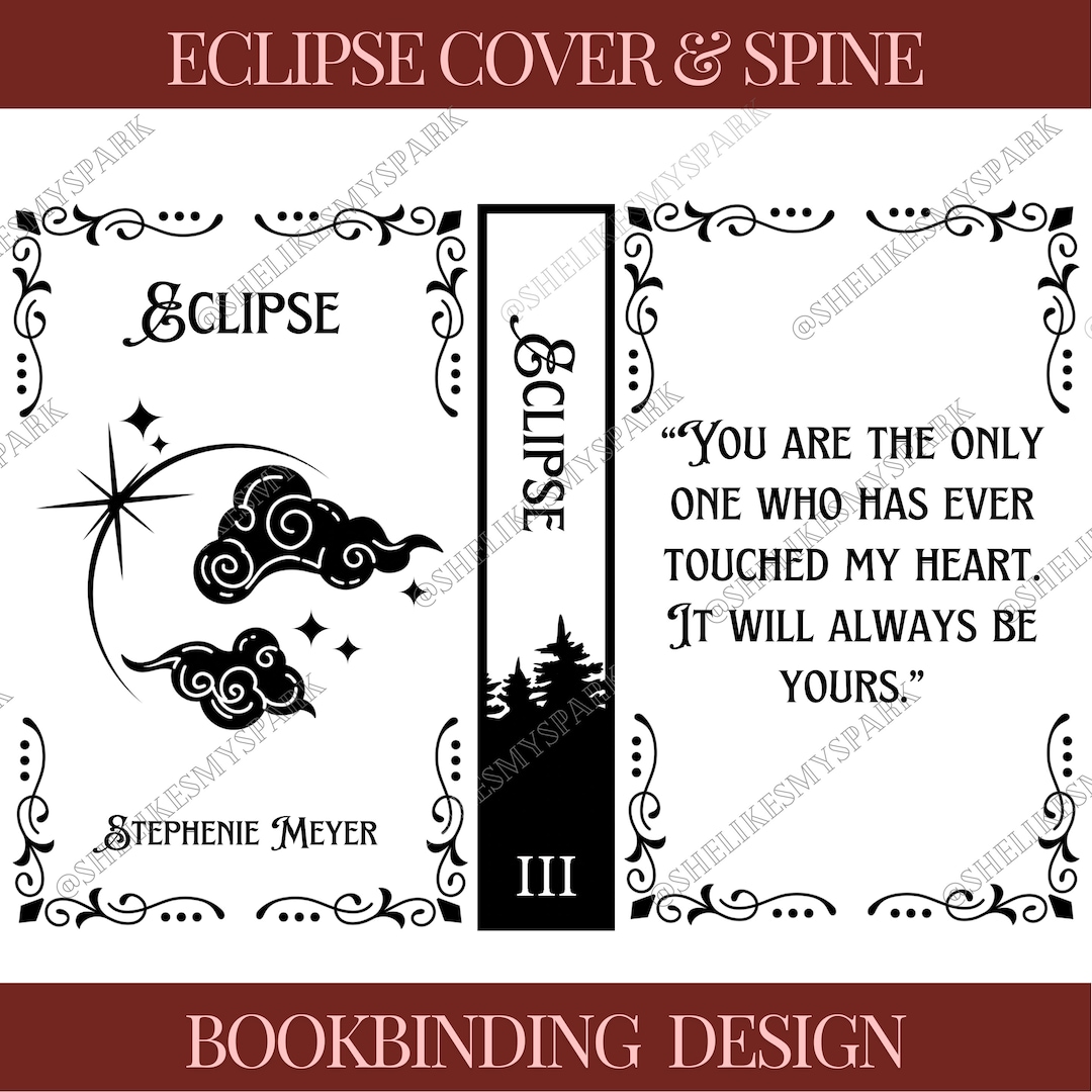 La saga Crepúsculo: Diseños de portadas de encuadernación de Eclipse Archivos PNG / Sólo Eclipse ...