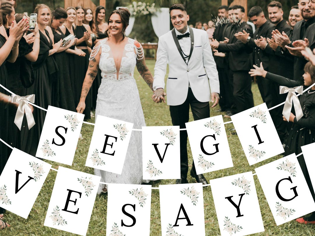 Personalized Wedding Garland | Printable Civil Ceremony Garland ...