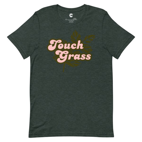 Touch Grass on Shirt - Etsy