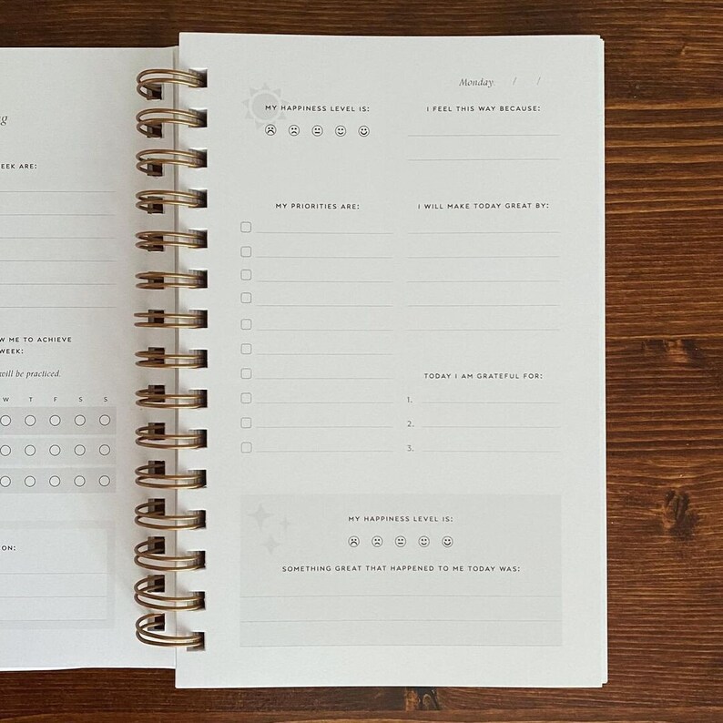 Gratitude Journal, Productivity Journal, Journal Prompts, Morning ...