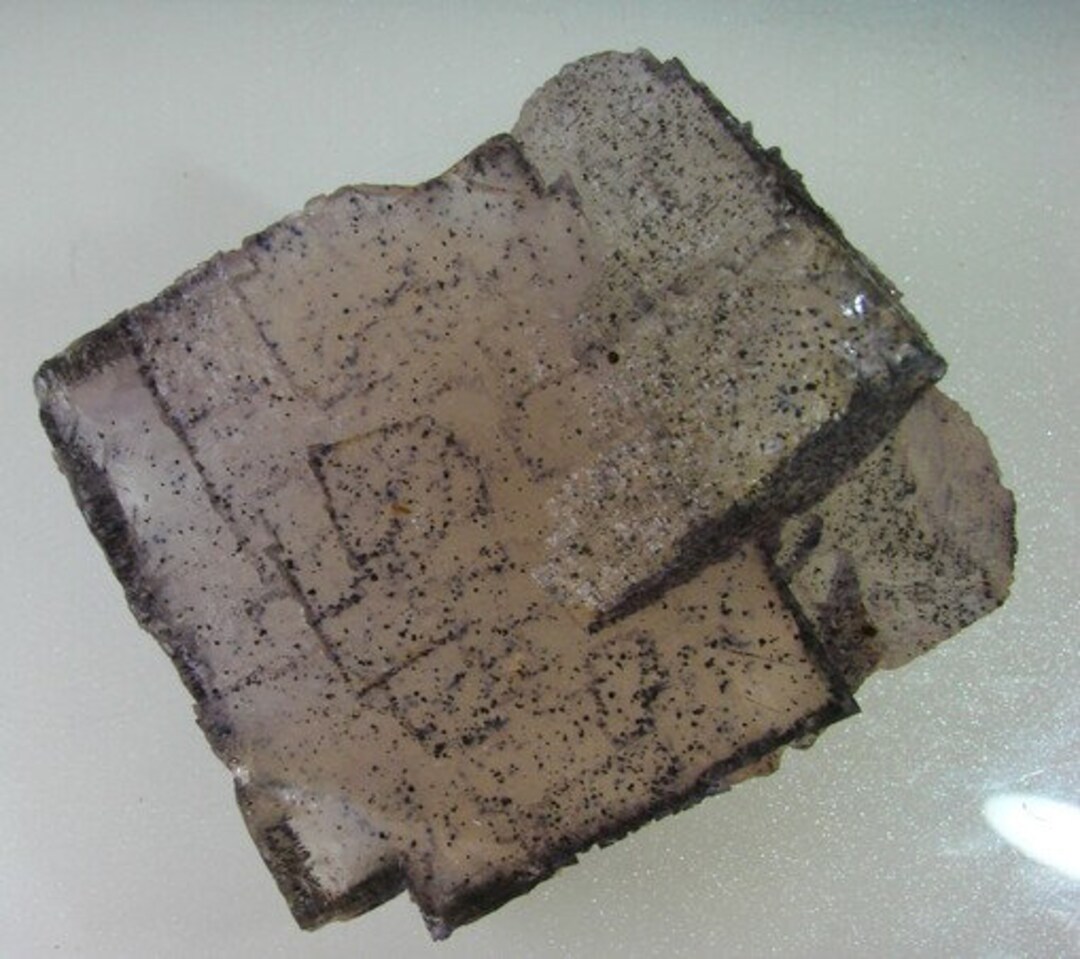 Pale Fluorite With carthage Corners. Elmwood Mine, Carthage, Tennessee ...