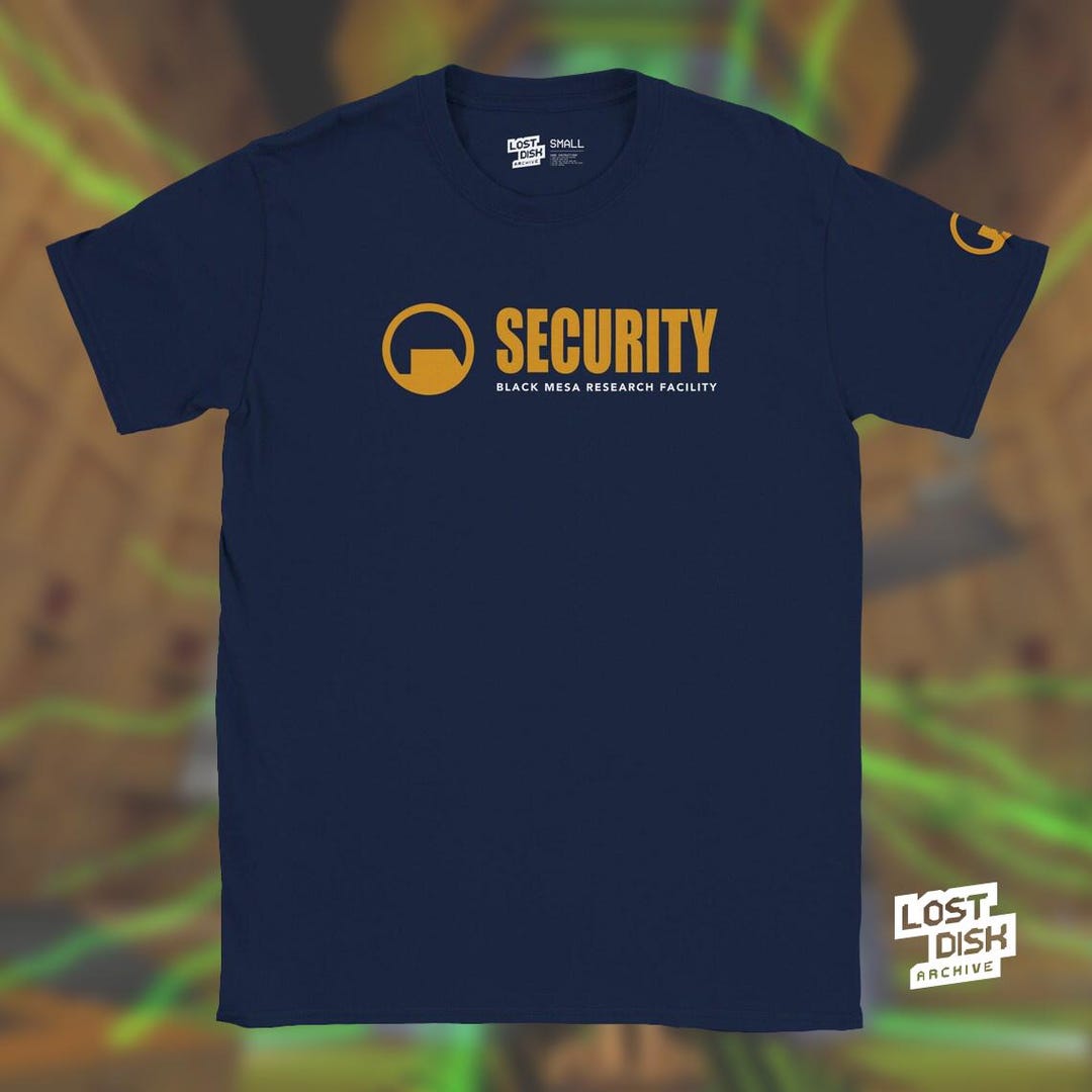 Half-life Inspired Security T-shirt | Black Mesa | Gordon Freeman - Etsy