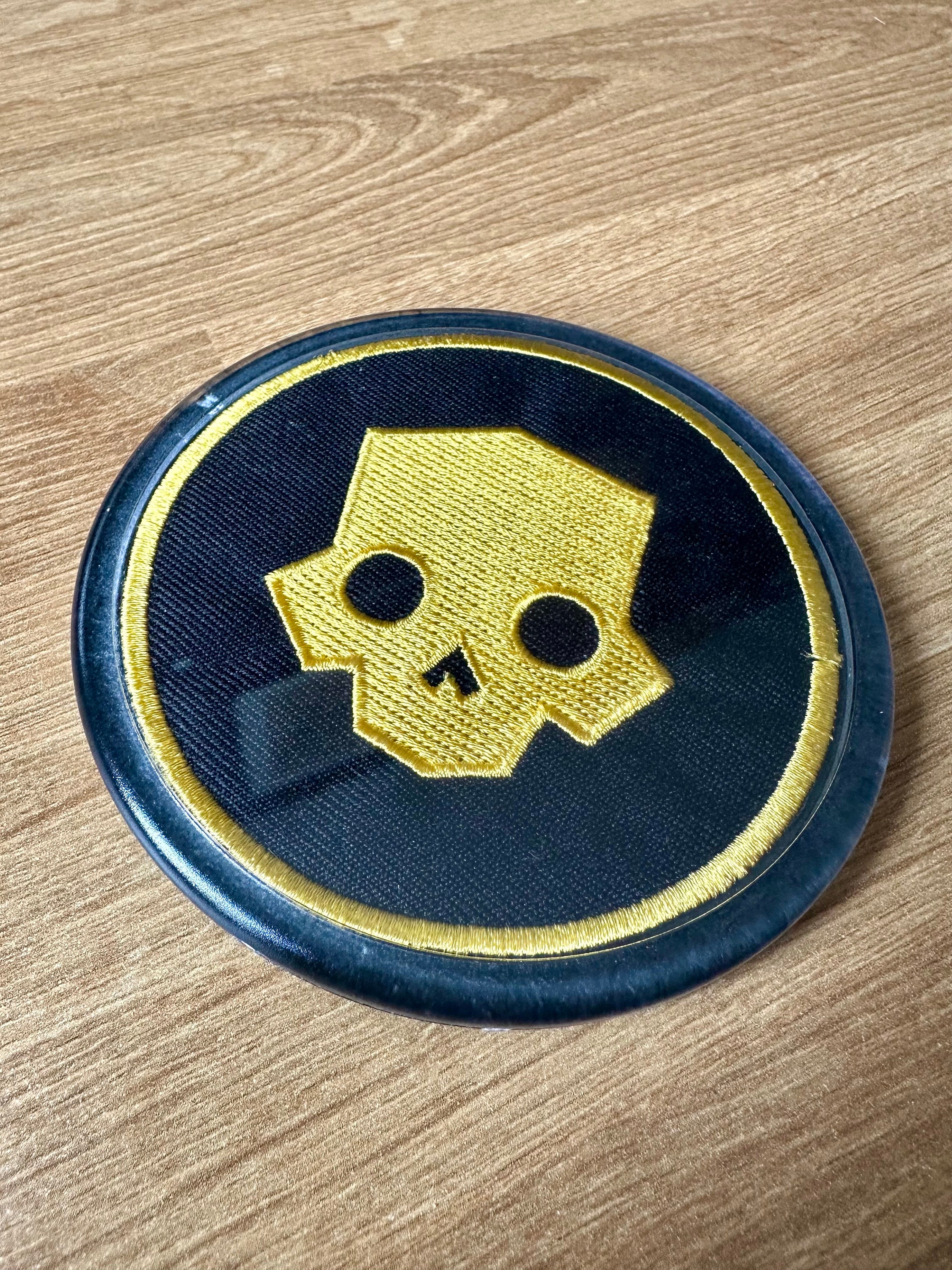 Helldivers 2 Skull Embroidered Patch Drinks Coaster Gift for Super ...