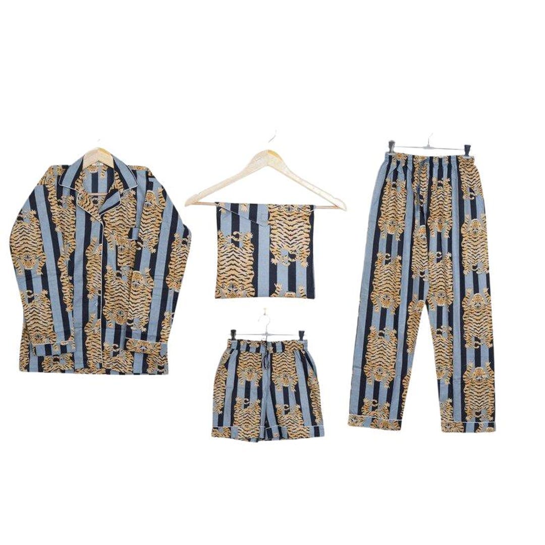 Cotton Pajama, Night Wear Suite Bridesmaid Gift for Her, Cute Sleepwear ...