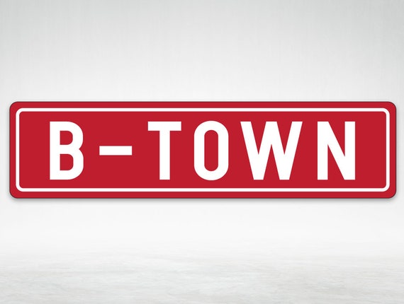 B-TOWN Street Sign Indiana University Decor Outdoor - Etsy