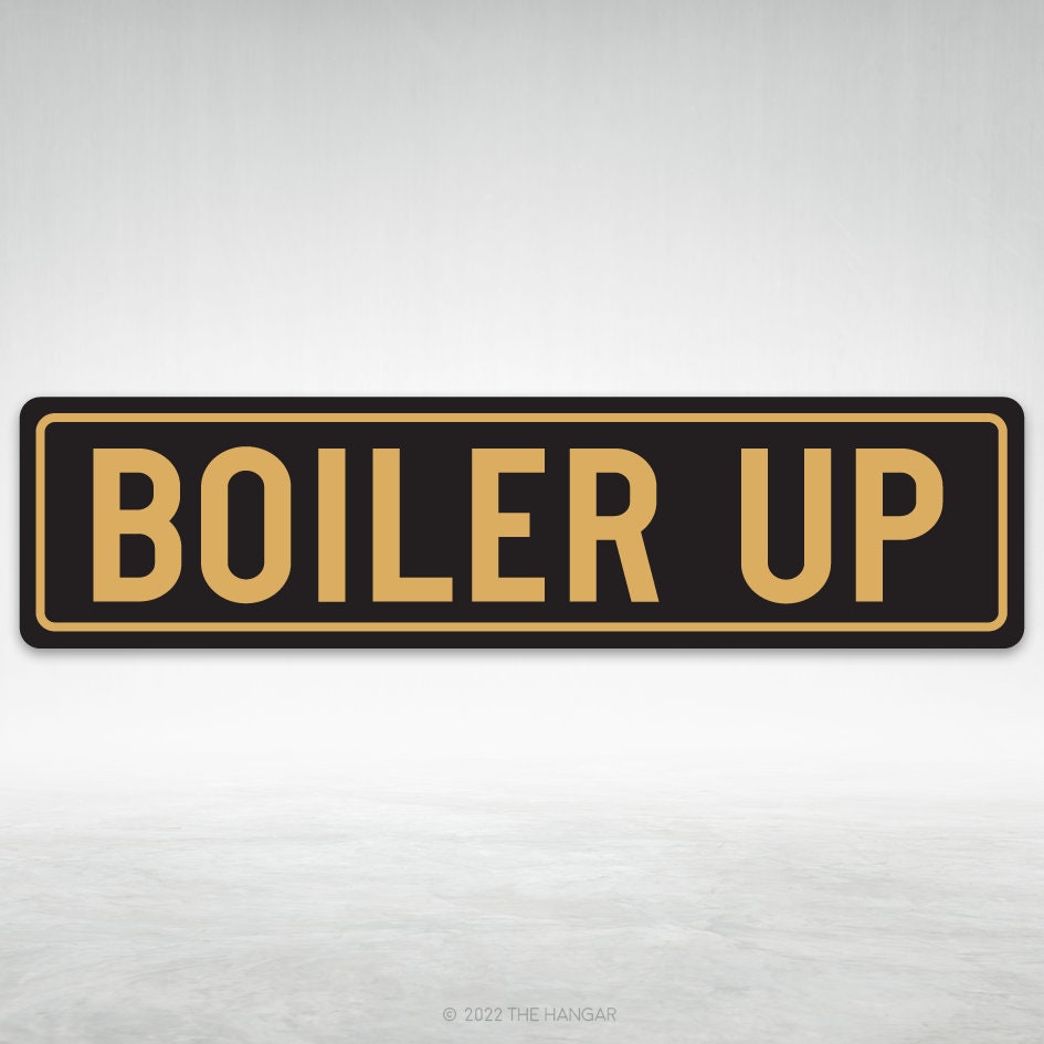 BOILER UP Street Sign -- Purdue University Decor | Outdoor Indoor Sign ...