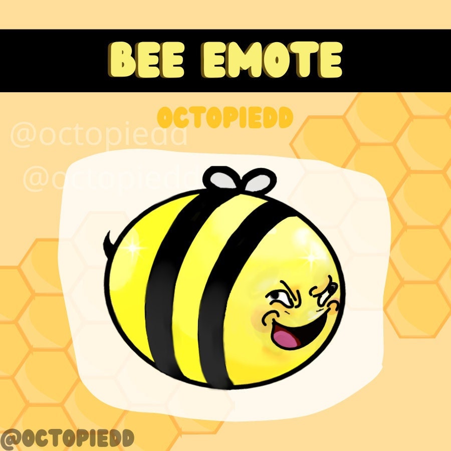 Meme Bee Twitch | Emote, Discord, Youtube, PNG for Stream - Etsy