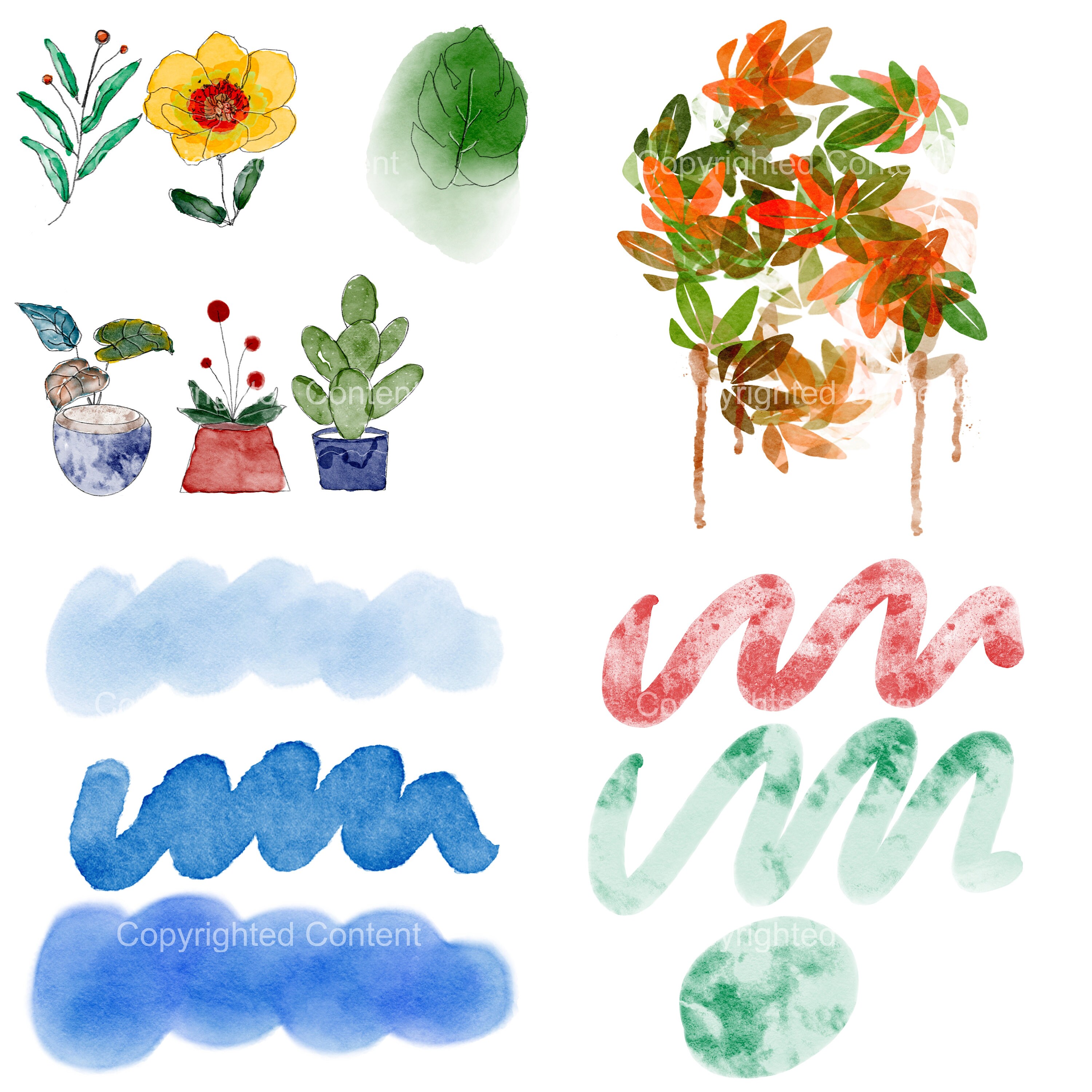 Procreate Watercolor Brushes Watercolor Brush Set for iPad - Etsy