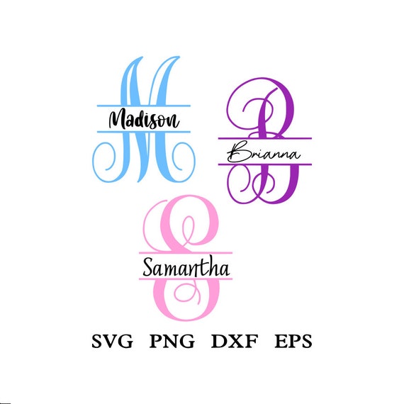 Monogram Font SVG PNG DXF Eps | Etsy