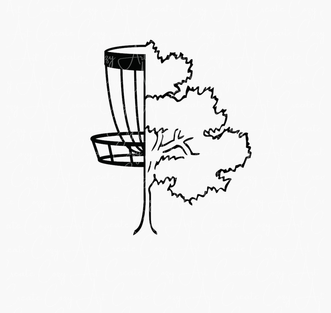 Disc Golf Svg, Sports Digital Files, Disc Golf Trees, Sports Svg, Disc ...