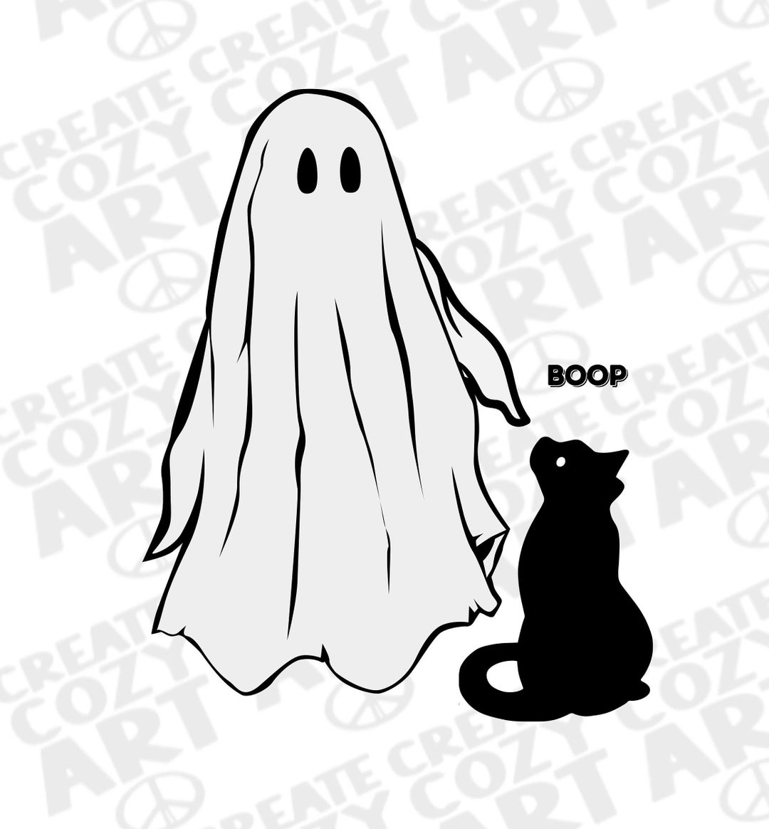 Funny Halloween, Ghost, Boop, Halloween, Digital Files, Sublimination ...