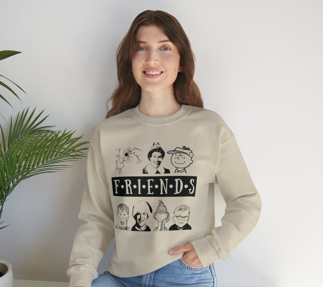 Custom Christmas Sweater, Custom Friends, Funny Christmas Sweater ...