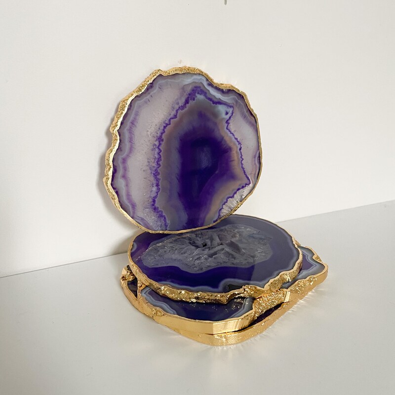 Agate Coaster - Etsy