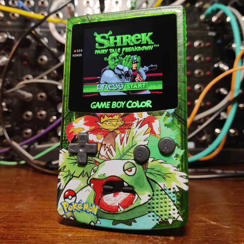 Gameboy Color venusaur Recapped Retro Pixel IPS - Etsy